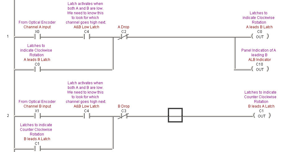 Ladder Logic to decode direction from an Optical Encoder - Quantum ...